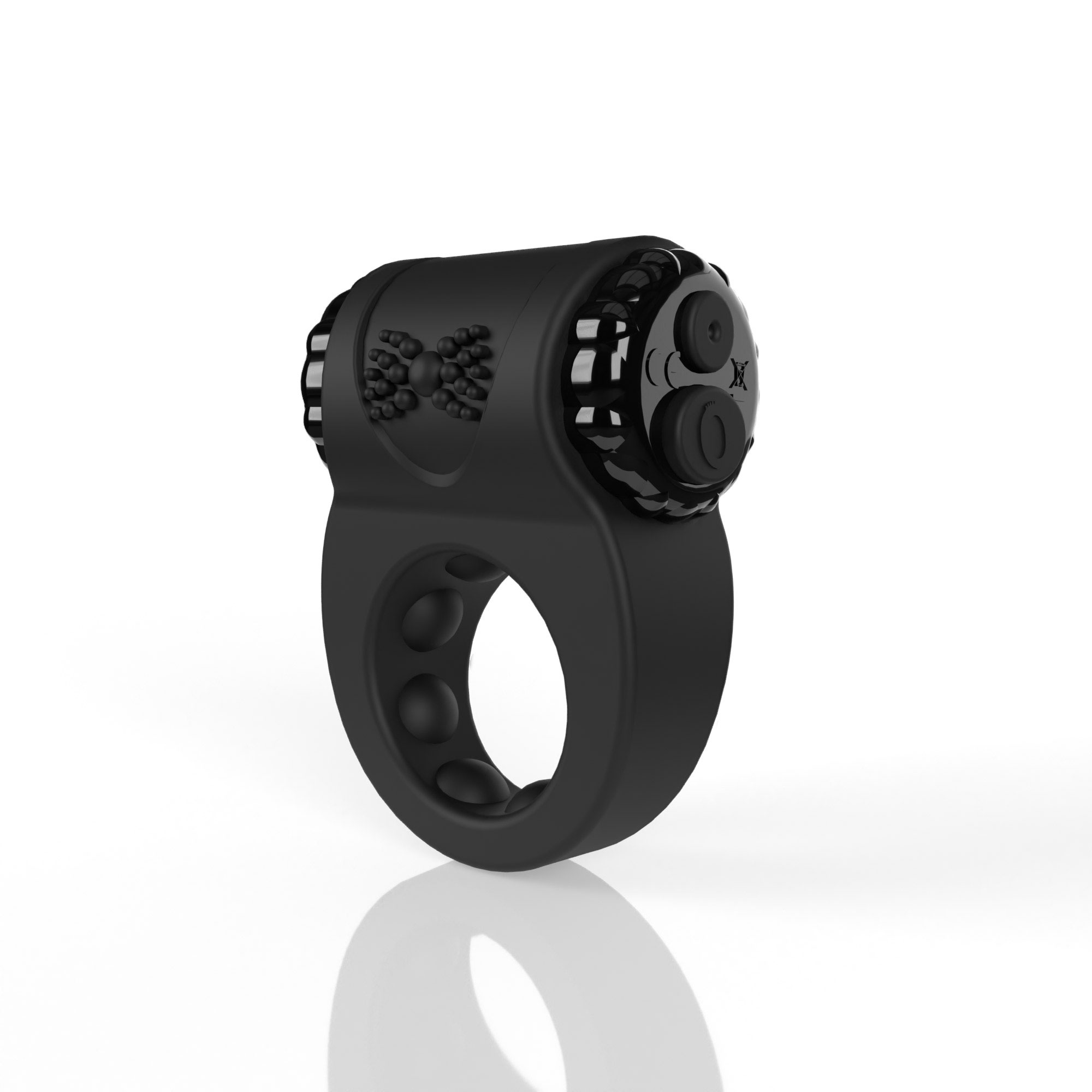 SO-ABR-BL Screaming O - Big O Ritz Rechargeable Vibe Ring - Black Honey ...