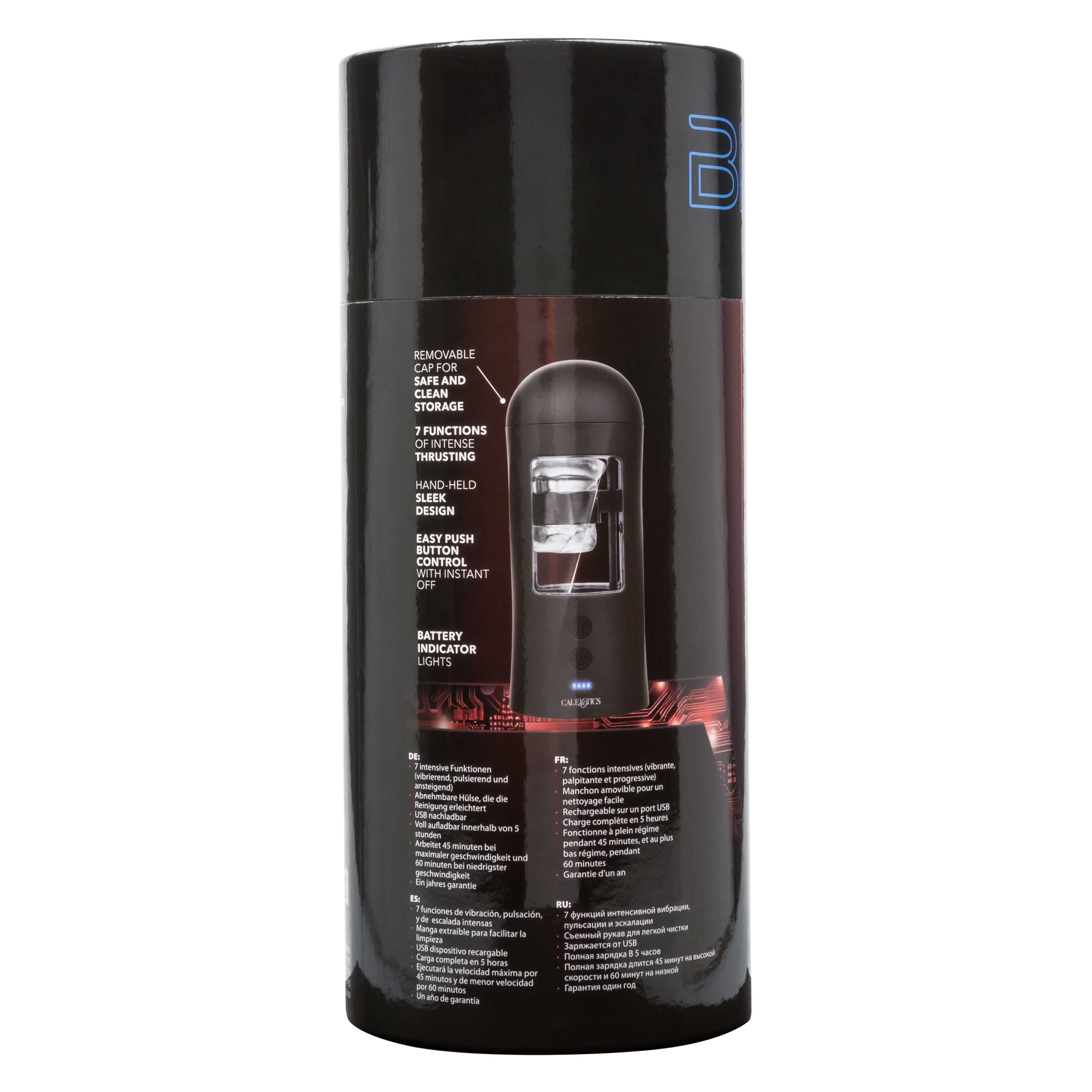 SE0851053 Bionic Power Stroking Masturbator - Black Honey's Place